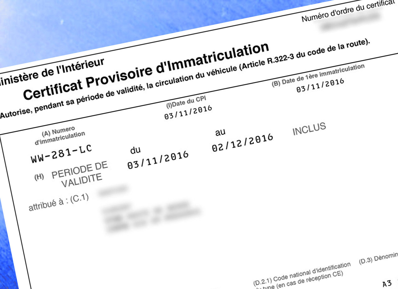 Plaque d'immatriculation - Multi-Services Neuville